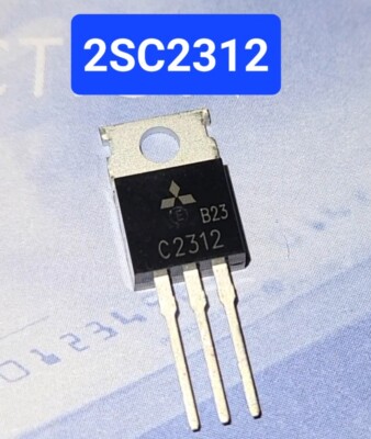 2Pcs New 2SC2312 Transistor Silicon RF Power MITSUBISHI NPN 12V 17W 27MHz TO220 | eBay
