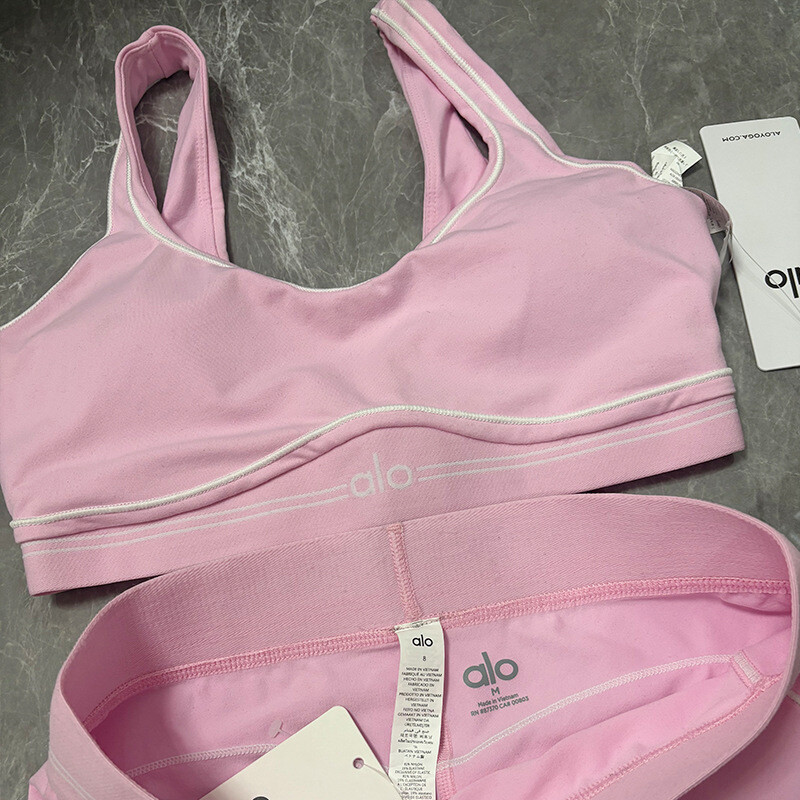 New AIo Yoga Sports Clothes Yoga Vest Leggings Set Womens Gym Wear Size XS-L | eBay