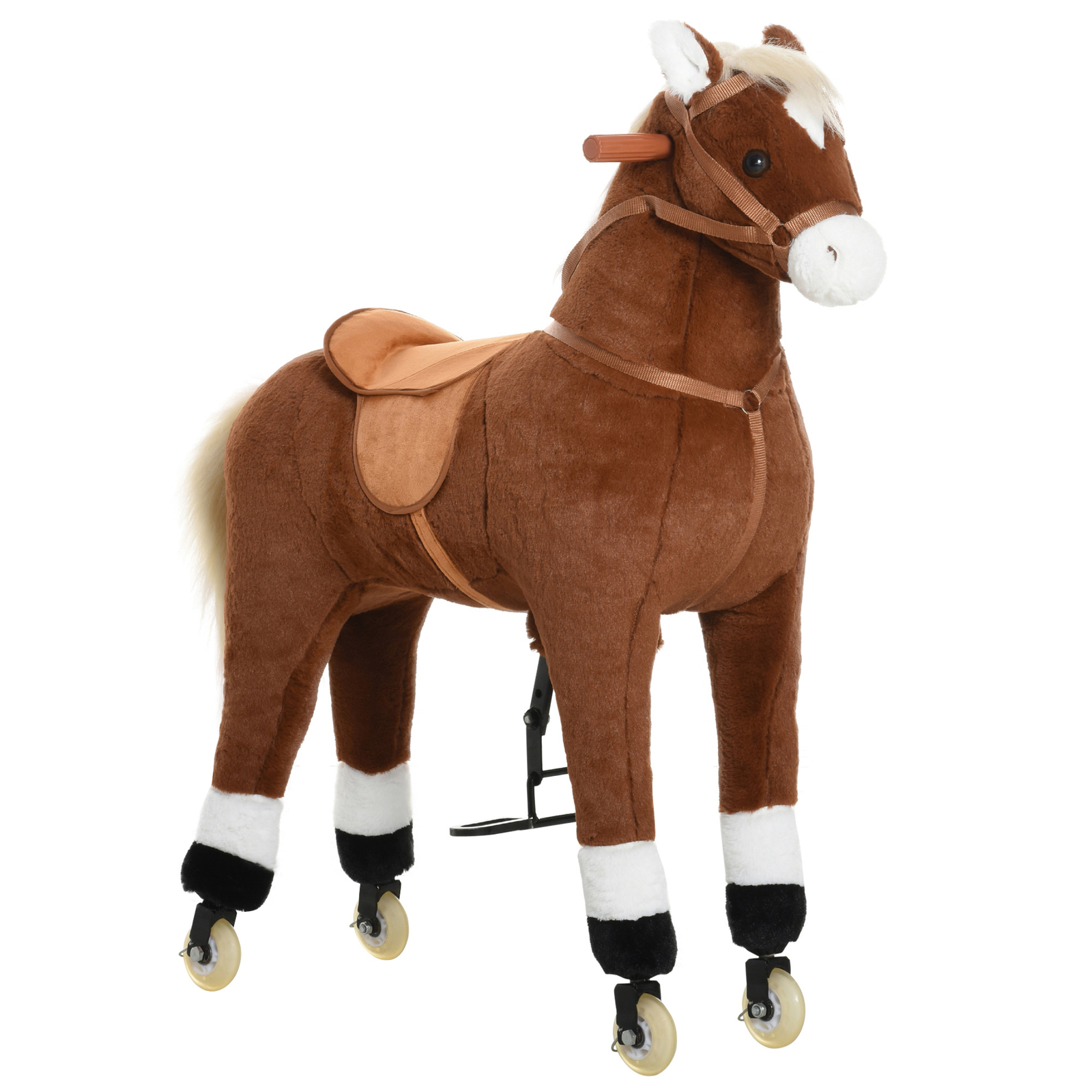 Indoor Childrens Fun Rocking Rolling Pony with Large Size for Kids 5-16 ...