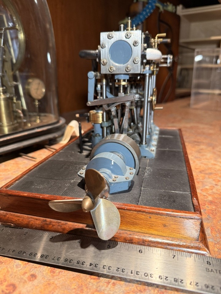 Vintage Stuart triple expansion marine steam engine pristine | eBay