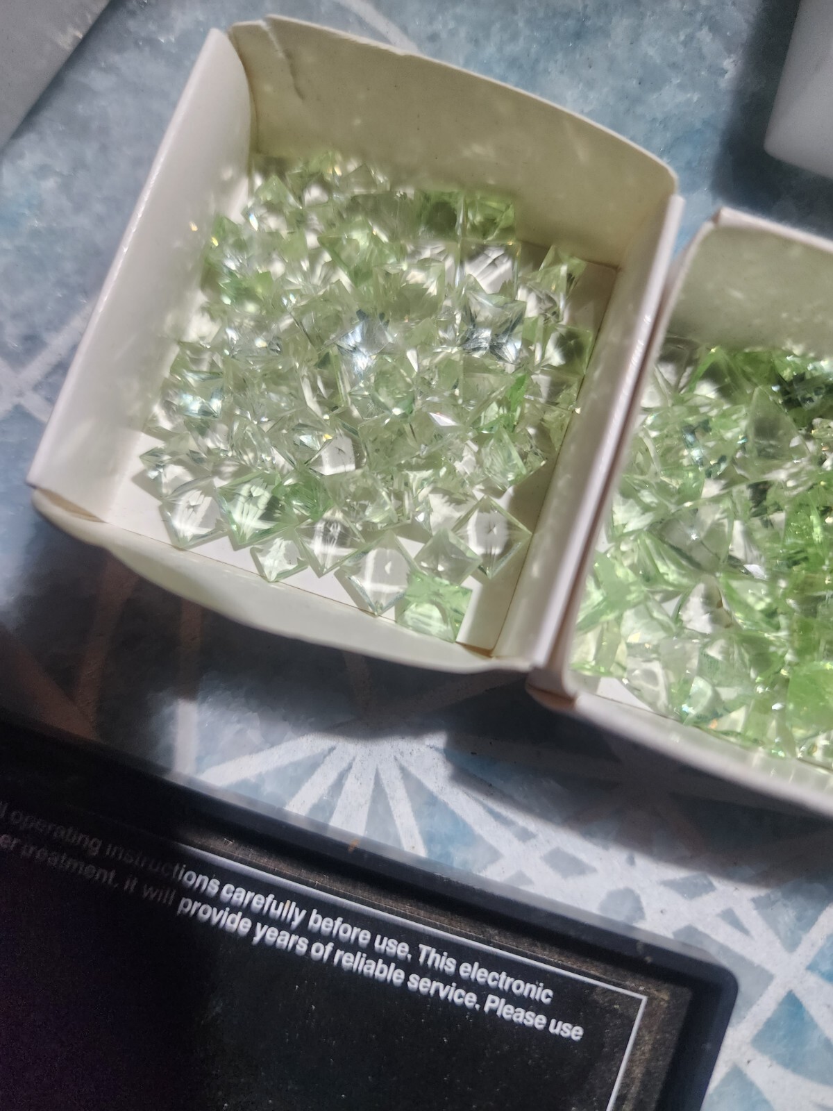 Uranium Glass Facets | eBay