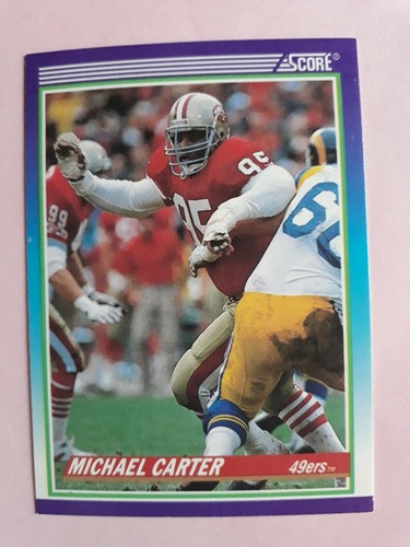 VINTAGE**1990 Score Football Card #510 Michael Carter SAN FRANCISCO ...