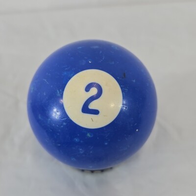 Vintage Blue Pool Ball #2 - Used Regulation Billiards Ball | eBay