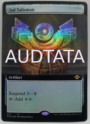 mtg magic sol talisman solaire extended borderless FOIL ENGLISH modern ...
