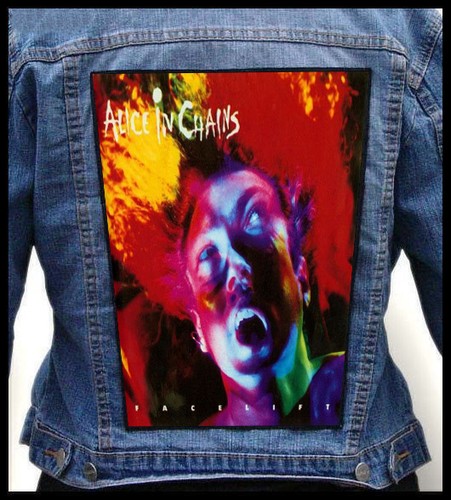 ALICE IN CHAINS - Facelift --- Giant Backpatch Back Patch | eBay