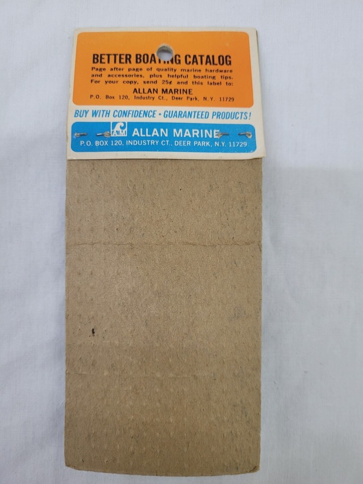 Allan Marine 3/16" Tiller Rope Clamp #1319 S New Old Stock Vintage ...
