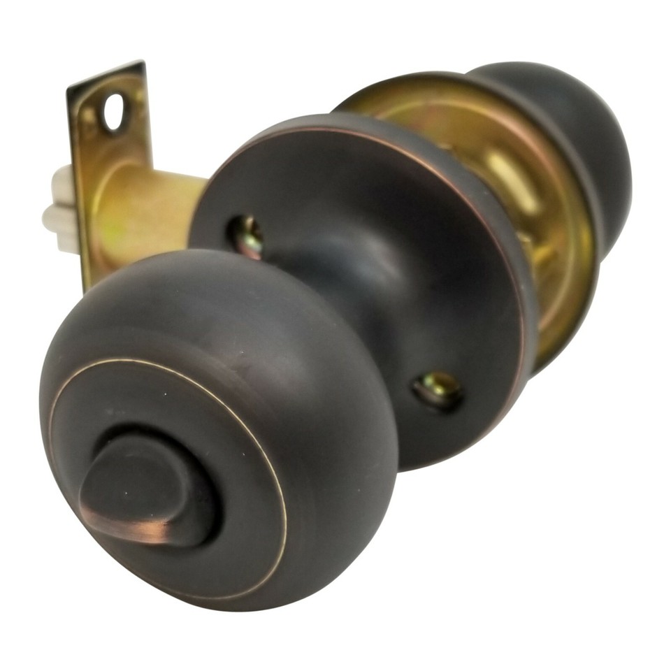 Doorknob and Deadbolt Lock Set Keyed Cylinders 6 Keys Entry Ext/Int Kw1 ...