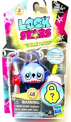Hasbro LOCK STARS Series 2 Toy Figure Backpack Charm - BLUE SHARK FISH ...