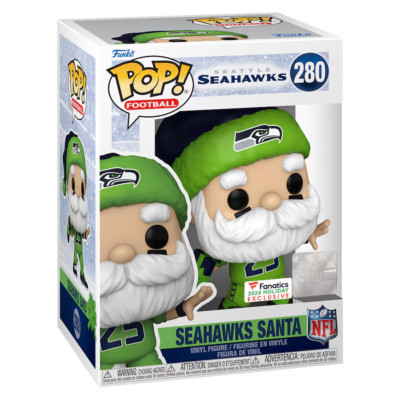 Funko POP! NFL Seattle Seahawks 2024 Santa Claus Vinyl Figure #280 | eBay