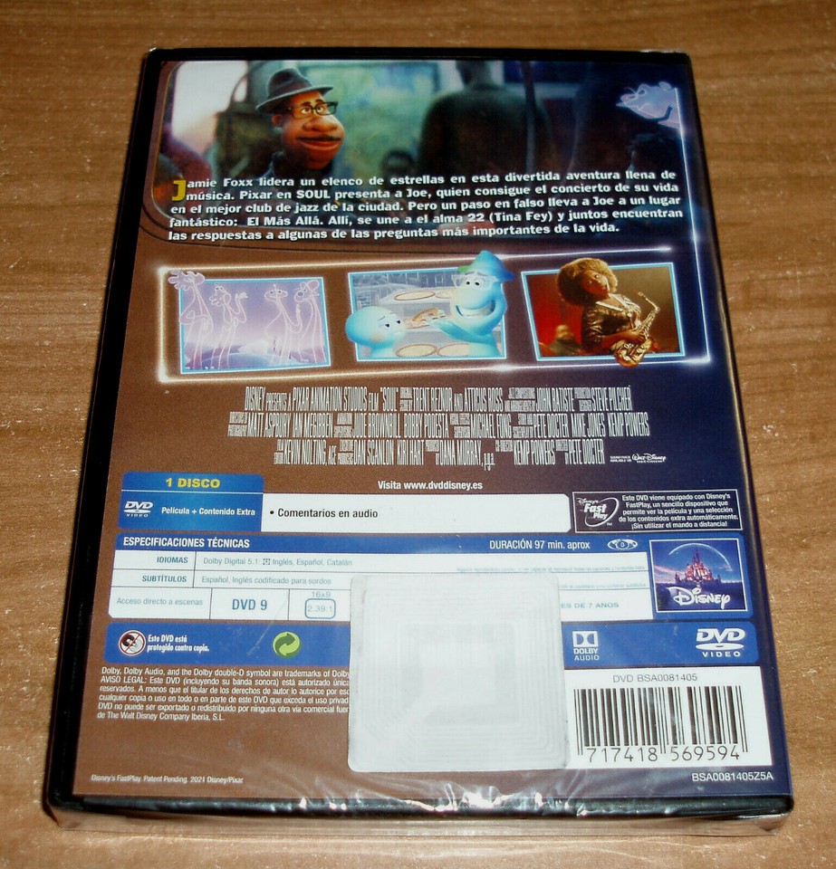 Soul DVD Disney Pixar New Sealed Animation R2 | eBay