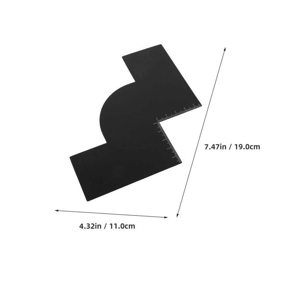 Enhancement Card Beard Shaping Template Accessories Barber Hair Line up ...