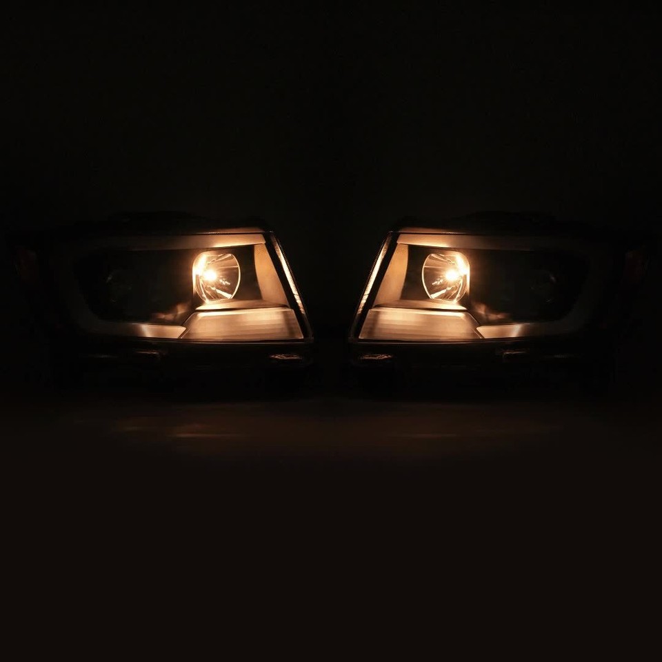 For Jeep Grand Cherokee 2011 2012 2013 LED DRL Projector Headlights # ...