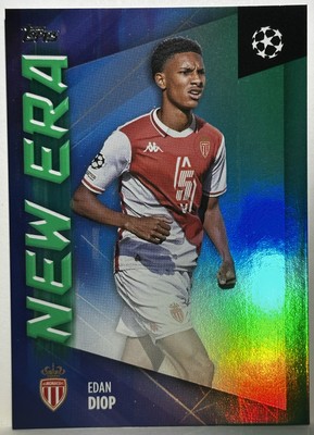 EDAN DIOP #/99 ** GREEN ** NEW ERA ** 2024-25 Topps UCC UEFA Flagship ...