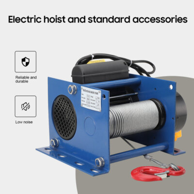Electric Hoist Winch Electric Winches Steel Electric Hoist Lift 110V ...