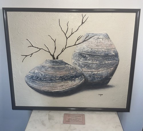 WAYNE COOPER PAINTING SIGNED FRAMED ART ORIGINAL OIL ON CANVAS ...