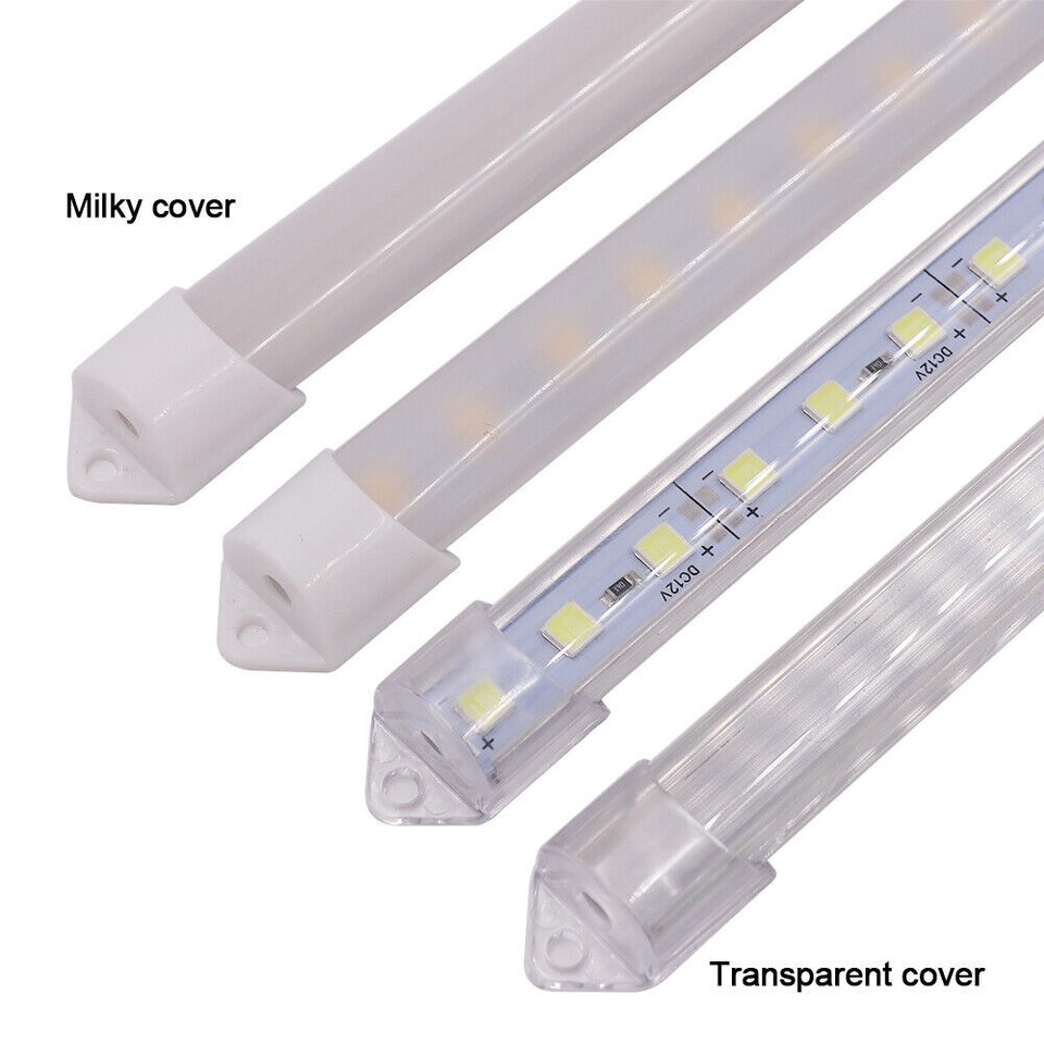 LED Alu Strip Schiene SMD lichtleiste Hart Strip Streifen Blau Kaltweiß ...