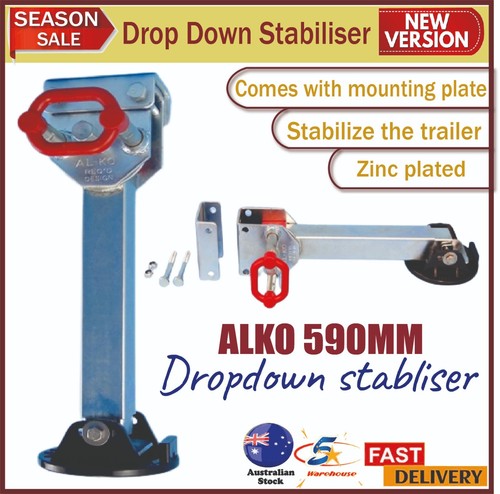 Drop Down Stabiliser Leg 590mm ALKO Corner Steady Trailer Caravan AL-KO ...