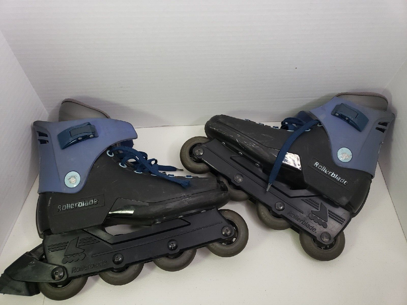 1990's Rollerblade TRS Lightning Black Inline Skates Size 9.5 US, 41.5 Eu