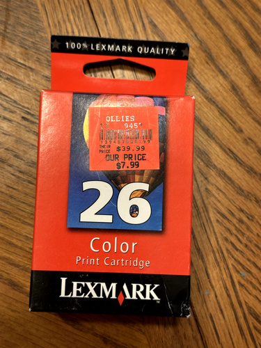 NEW LEXMARK 26 Color Print Cartridge i3 X74 X75 X1100 X1200 X2200 Z13 ...
