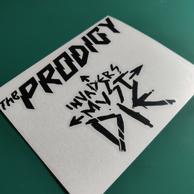 The Prodigy Invaders Must Die - Laptop/Car/Van/Scooter/Window Decal ...
