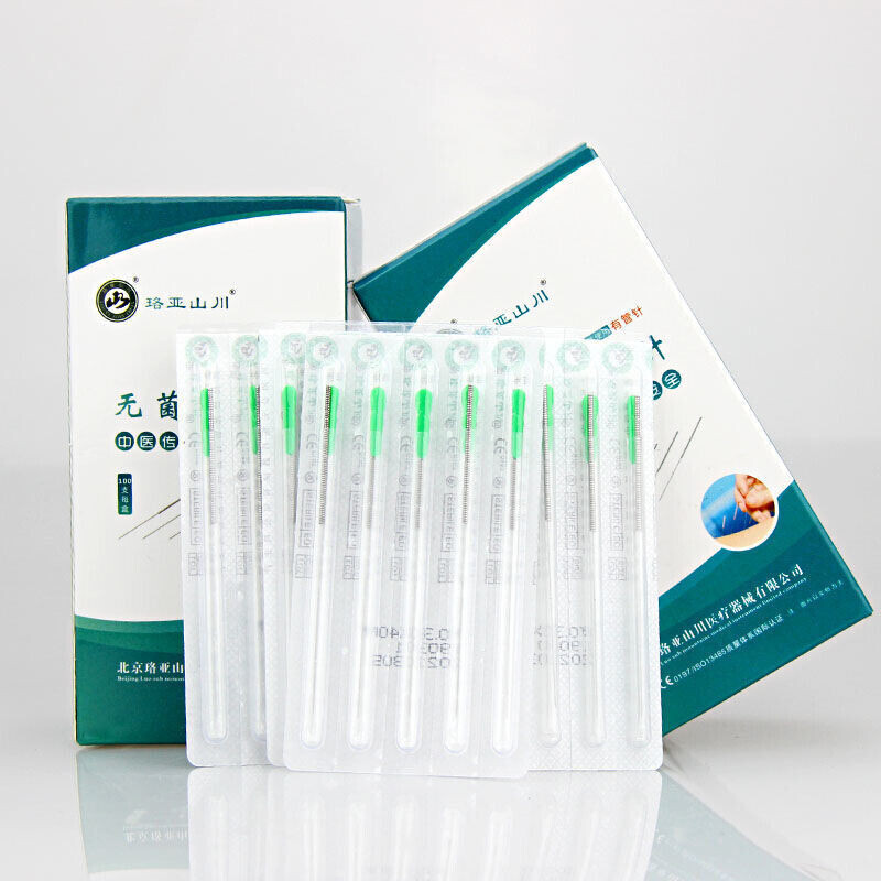 Single Use 100pcs/box Acupuncture TCM Needles Individua Pipe with One ...