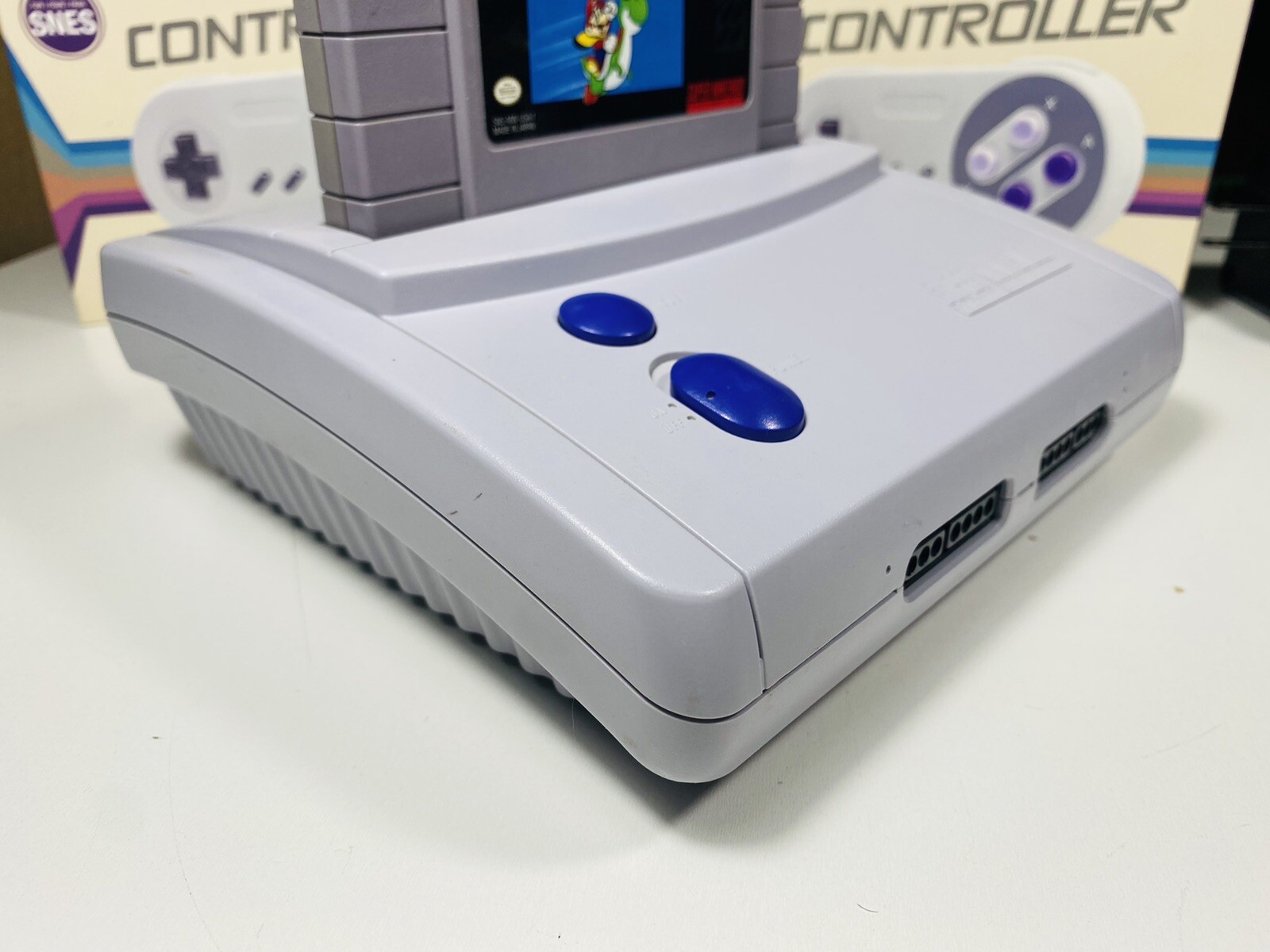 Super Nintendo SNES Jr Console System Original Authentic Super Mario ...