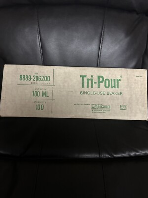 Tri-Pour Single Use Beaker 100ml 100 Count | eBay
