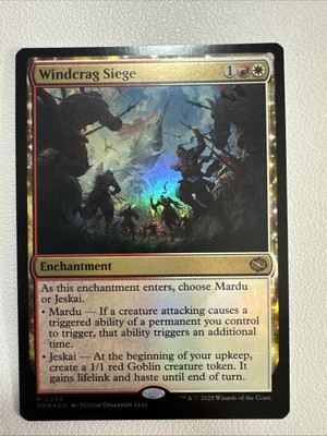 Windcrag Siege (NM Foil) TDM-0235 Rare MTG | eBay