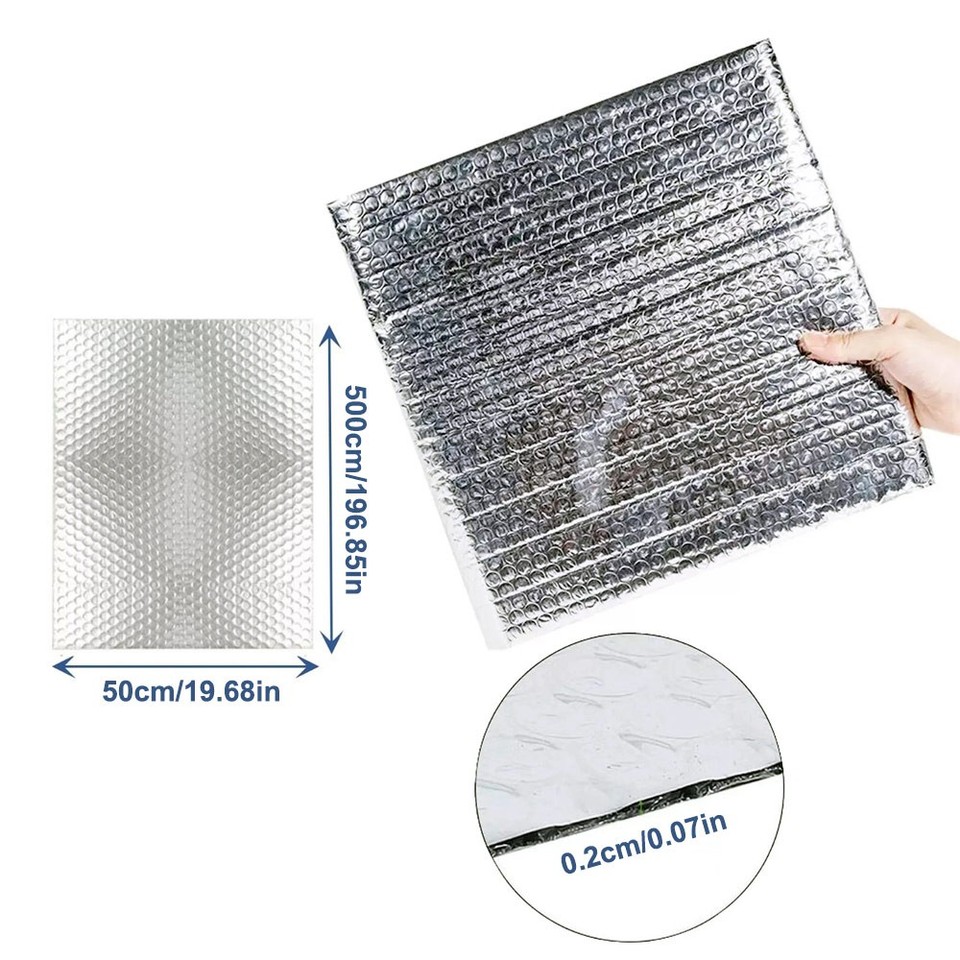 Radiator Heat Reflector Back Foil Heat Reflective 5M Heat Energy Saving ...
