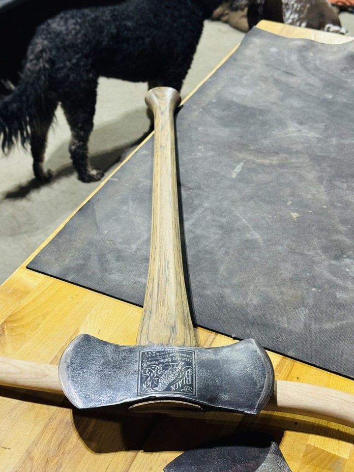True Temper Kelly Works Black Raven Double Bit | eBay
