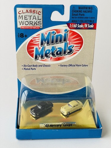 Classic Metal Works 50217, 2x '49 Mercury Coupe, US Pkw,1:160, Spur N ...