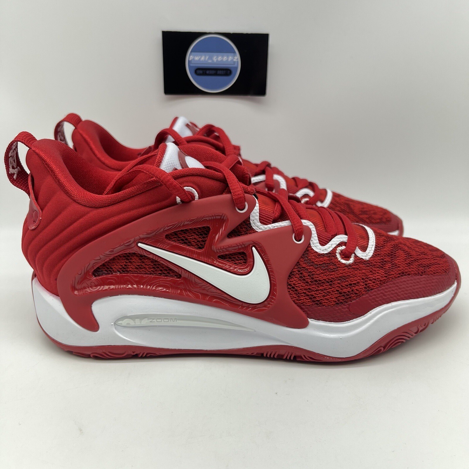Size 5 - Nike KD 15 TB University Red 2022 for sale online | eBay