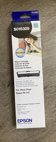 OEM Genuine EPSON S015329 Black Printer Ribbon for FX890 FX890II N ...