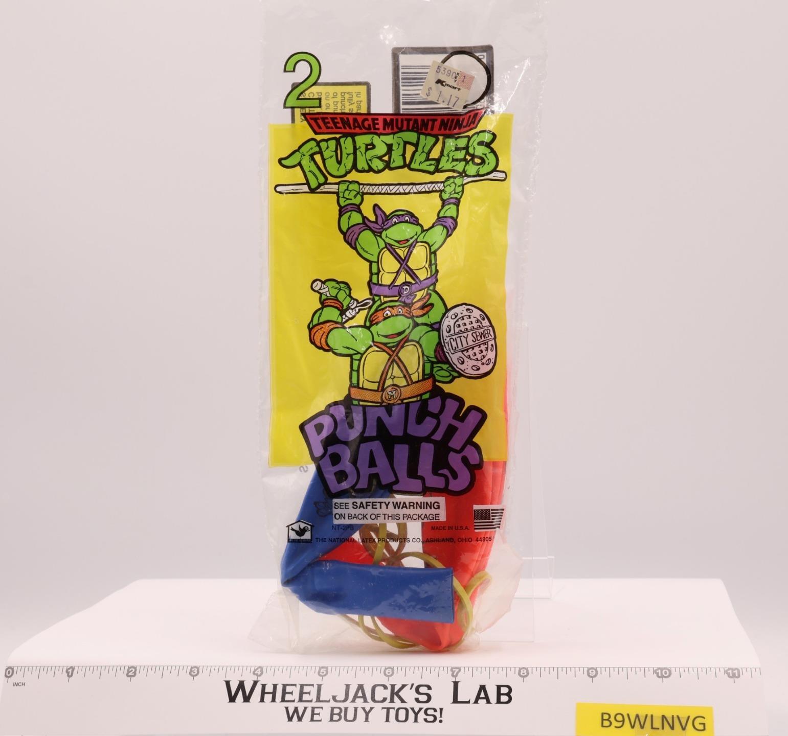Punch Balls Balloons Teenage Mutant Ninja Turtles 1989 Blue Bird NEW ...