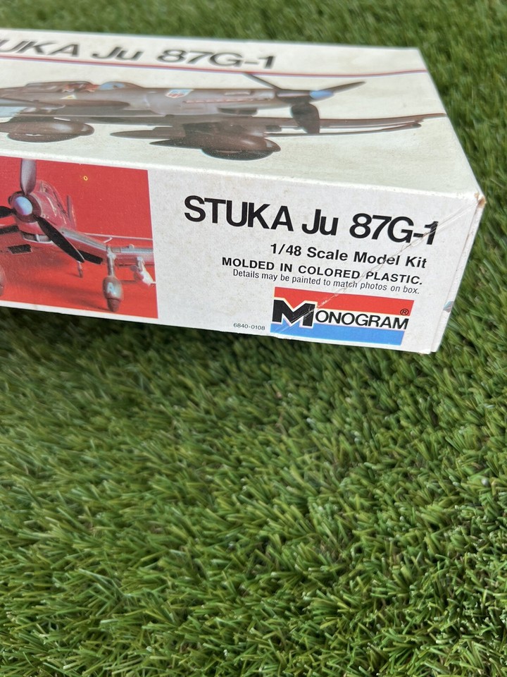 MIB Stuka Ju 87G-1 by Monogram in 1/48 scale from 1973 Read | eBay