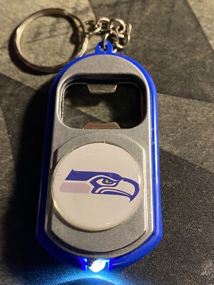 Seattle Seahawks multipurpose keychain, bottle opener, light | eBay