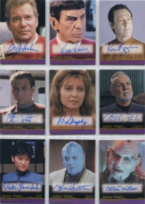 Star Trek Classic Movies Heroes and Villains auto card A114 John ...