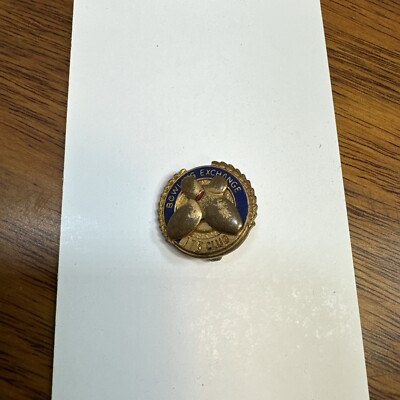 Copper Bowling Exchange Pin 175 Club Ivy Leaf w/Pin Vintage Brass | eBay