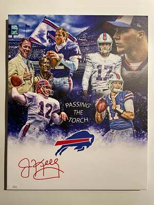 Jim Kelly Autographed 16x20 Coach's Collectibles Exclusive Custom ...