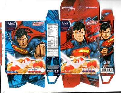 DC Justice League 2017 Altea Mexico Cereal Box 30g Superman | eBay