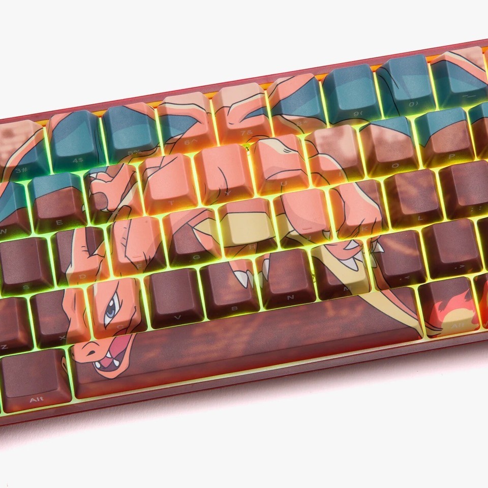 Pokémon + HiGround HG Base 65 Keyboard - Charizard - Limited Edition ...