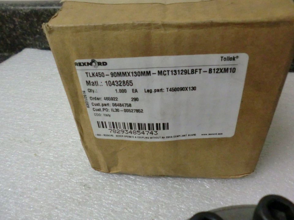 Tollok Rexnord Internal Locking Self-Centering Device T450090X130 ...