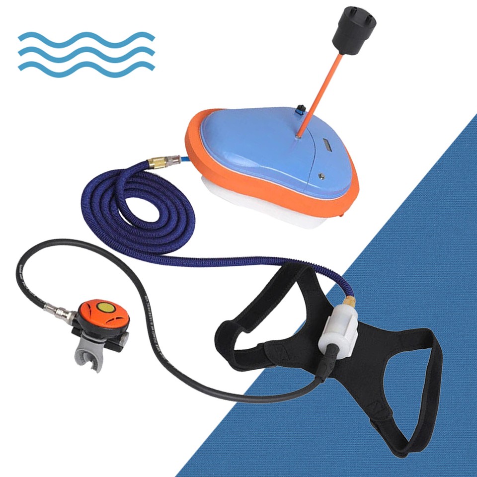 Portable Rechargeable Scuba Diving Ventilator 12-15M LY0 Tankless Diving System | eBay