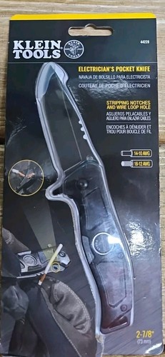 Klein Tools 44228 Electrician’s Bearing-Assisted Open Pocket Knife. | eBay
