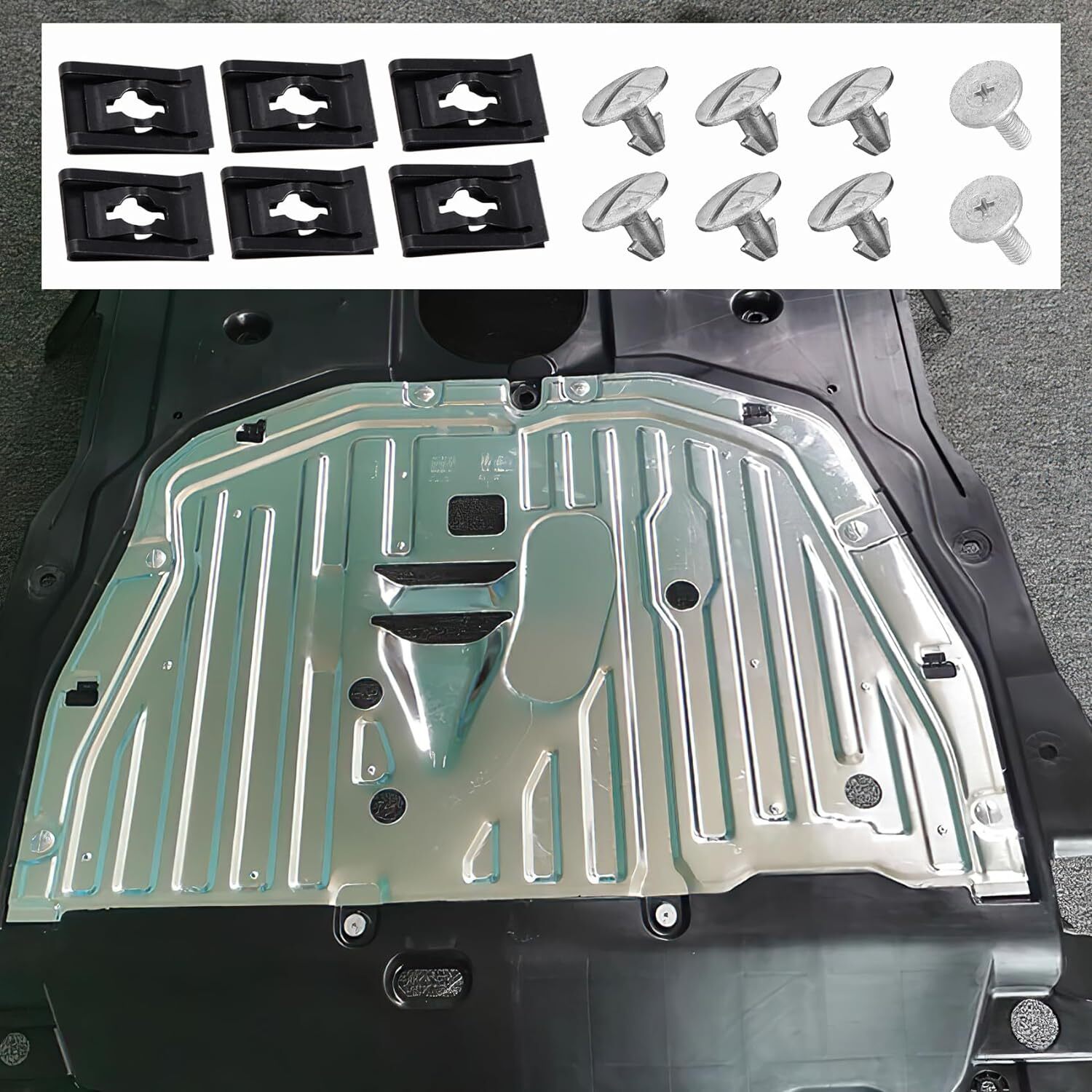 Car Front Engine Splash Guard Under Car Shield Cover For 16-21 Honda ...