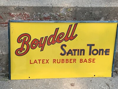 Antique Original Boydell Satin Tone Double Sided Display Sign | eBay