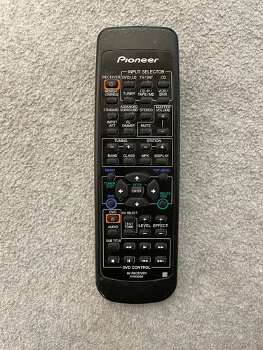 OEM Pioneer Remote Control XXD3038 AV Receiver | eBay