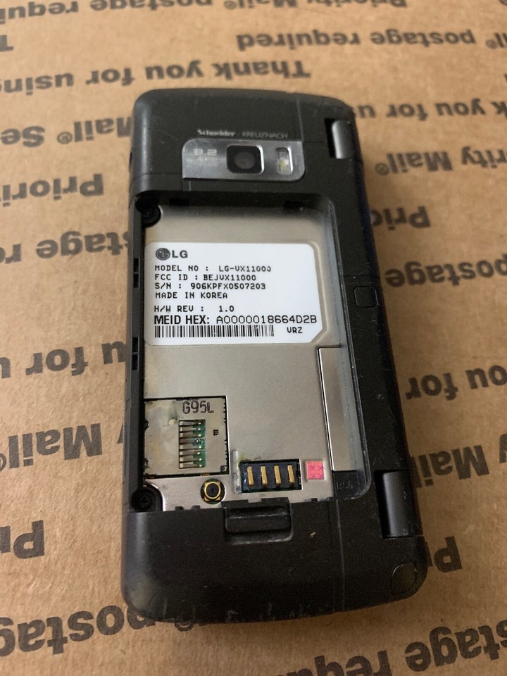 LG enV Touch VX11000 - Black Silver (Verizon) Cellular Phone ...