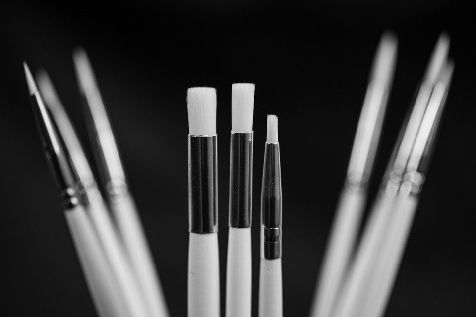 Ghost Miniature Paint Brush Set 8 Detail Paintbrushes & 3 Dry Brushes ...