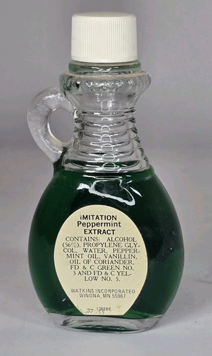 Vintage SCHILLING PURE MINT EXTRACT 1 Oz Glass Bottle & Box Kitchen ...